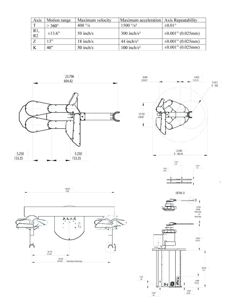 H4 PLUS WAFER HANDLING ROBOT - Milara Incorporated